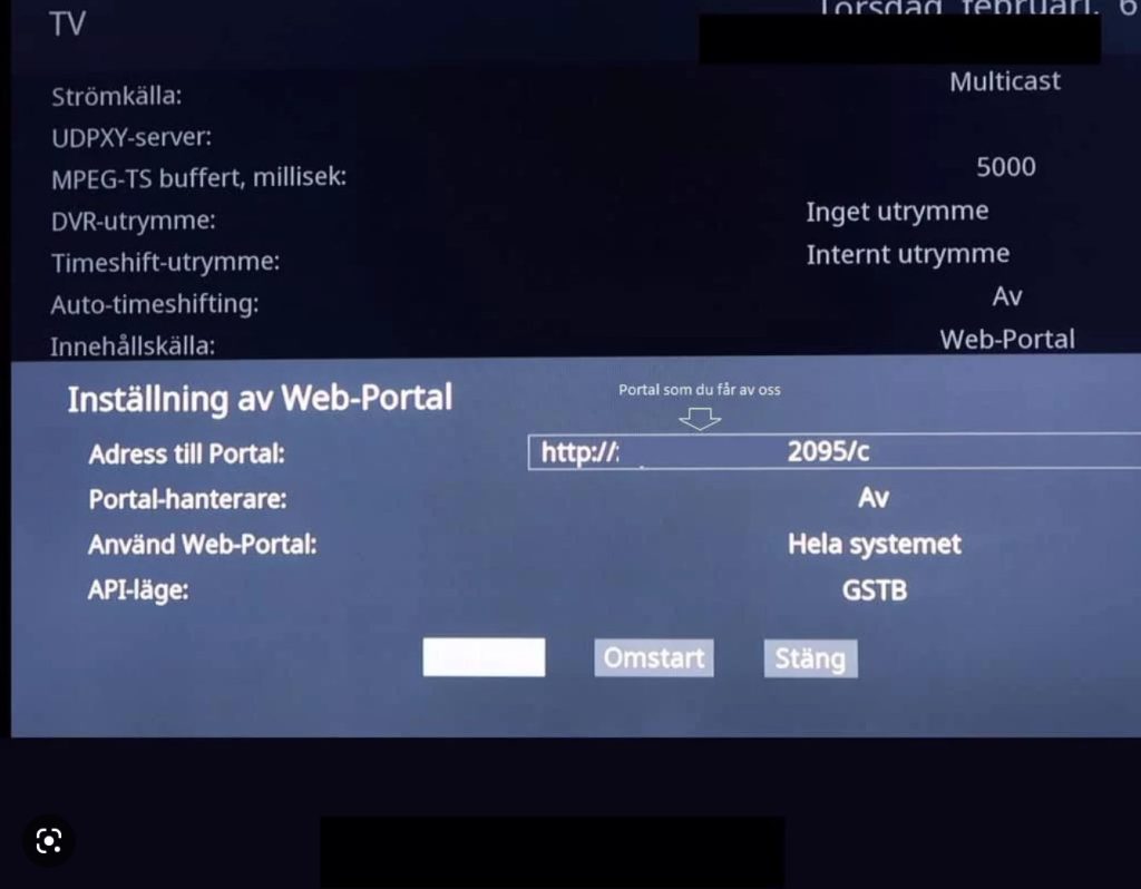 IPTV TVIP Instruktioner - Svensk IPTV